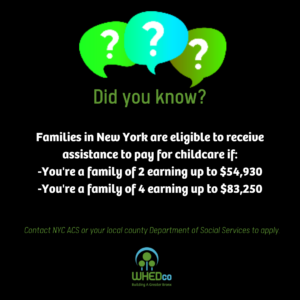 New Childcare Assistance Available for Eligible Families | WHEDco